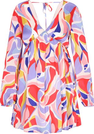 Izia Kleid Frauen rot mehrfarbig