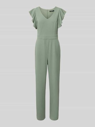 Swing Regular Fit Jumpsuit mit R&uuml;schenbesatz