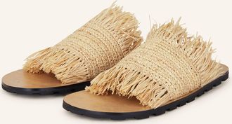 Jil Sander Pantoletten beige