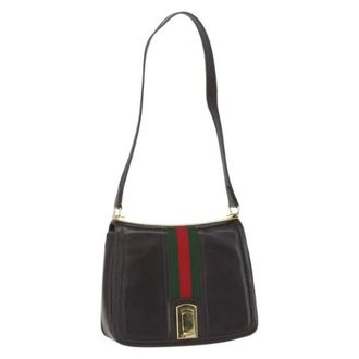 Gucci Sac bandouli&egrave;re vintage Pre-owned - Femme - Pre-owned - Brun - Taille: ONE Size