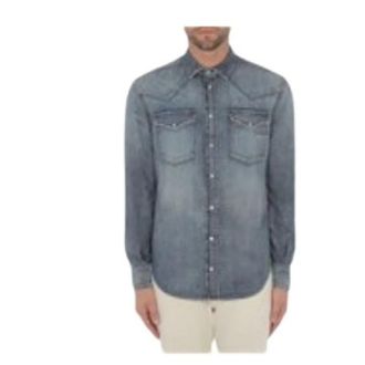 Dondup Western-Hemd mit regul&auml;rer Passform - - Shirts - Herren - Blau - M