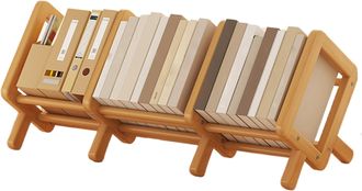 Generico Schreibtischregal, für Schreibtisch, einziehbare Struktur aus Holz, dekorativ, zum Ordnen von Büchern im Büro, Schlafzimmer oder Kinderzimmer