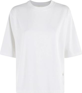 Róhe Femme, Tops, Blanc, Taille: 36 FR T-shirt Oversize Blanc avec Manche Coude