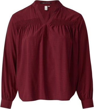 QS by s.Oliver Langarmbluse Bluse Bluse aus Viskose