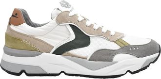 Voile Blanche Voile Blanche Low-Top Sneaker - Lace-Up Sneakers With Suede - Gr. 40 (EU) - in Weiß - für Damen