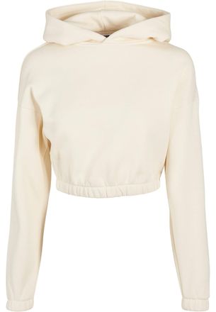 Urban Classics Damen Kapuzenpullover Ladies Short Oversized Sweat Hoody whitesand S