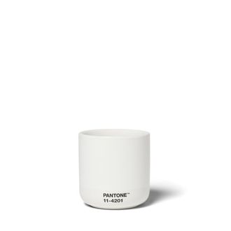 Pantone Porzellan Cortado Thermobecher - Farbe des Jahres 2026, 11-4201 Cloud Dancer