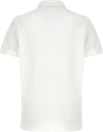 Polo Ralph Lauren Logo-Embroidered Piqu&eacute; Cotton Polo - White