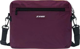 K-Way unisex, Sacs, Rouge, Taille: ONE Size Sac bandouli&egrave;re Moire