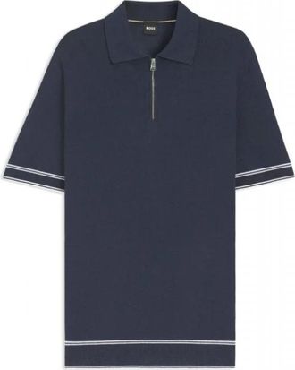 HUGO BOSS Homme, Tops, Bleu, Taille: M Boss - Hauts > Polo Chemises