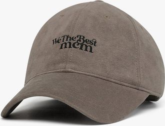 MCM x We The Best Kappe in Ultrasuede