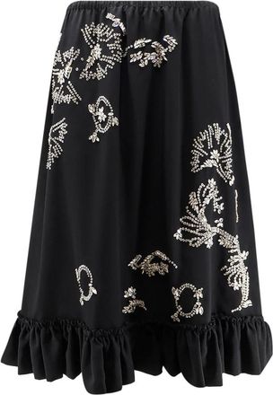 Dries Van Noten Femme, Jupes, Noir, Taille: 44 FR Maxi Skirts