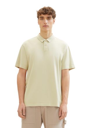 Tom Tailor Tom Tailor Denim Herren Relaxed Fit Poloshirt mit Struktur, 32246 - Garden Peat, XL