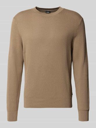 HUGO BOSS Regular Fit Pullover aus reiner Baumwolle Modell Lalex