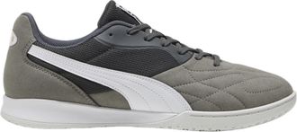Puma Unisex King TOP IT Soccer Shoe, Shadow Gray White-Glacial Gray, 42 EU