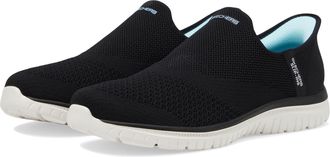 Skechers Slip-ins: Virtue - Sleek 104425-BKW, Women Sneakers,Sports Shoes, Black, 39,5 EU