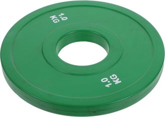 Supvox Gummi Hantelscheibe 1 Kg Gr&uuml;n Sto&szlig;d&auml;mpfende Gewichtsscheibe f&uuml;r Krafttraining Pr&auml;zise Kalibriert Verschlei&szlig;fest Ger&auml;uscharm f&uuml;r Heim und Fitnessstudio
