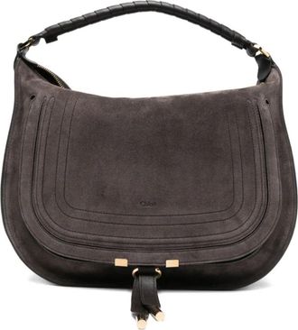 Chlo&eacute; Marcie Sac Hobo en cuir su&eacute;d&eacute;
