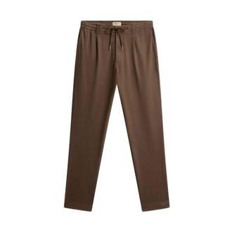 Woolrich Homme, Pantalons, Brun, Taille: S Linen Blend Milton Pant GD
