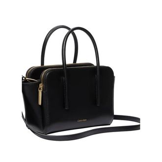 Calvin Klein Lederhandtasche - Schwarz