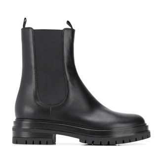 Gianvito Rossi Femme, Chaussures, Noir, Taille: 37 EU Chester Chelsea Bottes