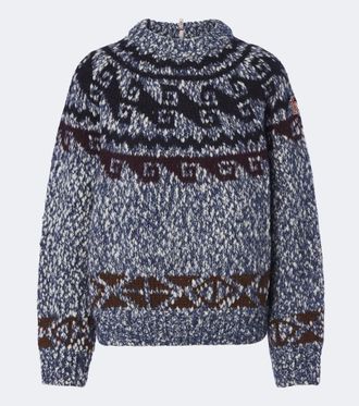 Moncler Pullover aus einem Wollgemisch