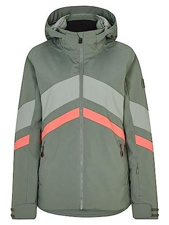 Ziener Telia Ski/Veste dhiver | Chaud, Respirant, imperméable, Green Mud, Taille 34 Femme