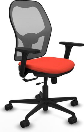 Piqueras y Crespo B&uuml;rostuhl mit 3D-Armen, h&ouml;henverstellbare Lendenwirbelst&uuml;tze, ausgestattet mit Syncro/Traslack und eingespritztem Schaum. Mit Rollen von 65 mm Nylon, 