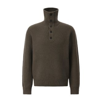 Vince Strickpullover mit Stehkragen aus Wolle