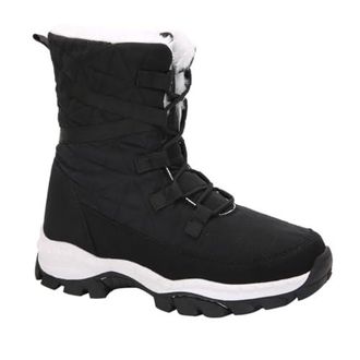 Soimiss Bottes de Neige Chaudes pour Femmes Bottines DHiver &agrave; Tige Moyenne Doubl&eacute;es de Peluche Semelle Antid&eacute;rapante Confortables et Isolantes Taille 41 Coule