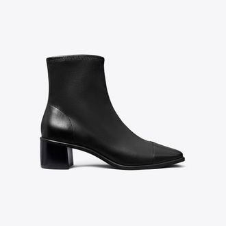 Tory Burch Stiefelette mit Zehenkappe und Absatz