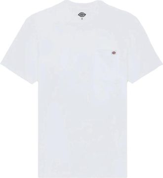 Dickies Homme, Tops, Blanc, Taille: XL SS Pocket Tee Relaxed