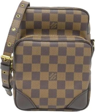 Louis Vuitton Pre-owned Sac bandouli&egrave;re Amazon Damier - Homme - Pre-owned - Brun - Taille: ONE Size