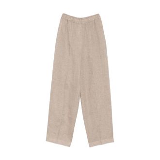 Fabiana Filippi Leinenhose - - Trousers - Damen - Braun - XS