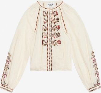 Isabel Marant Blouse Lynne - Femme - Écru - Taille 36 - Marant Étoile