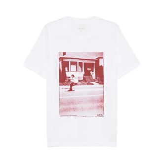 A.P.C. A.p.c., Herren, Oberteile, Wei&szlig;, LGr&ouml;&szlig;e