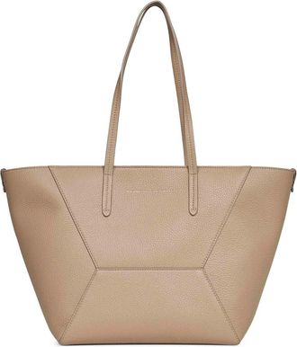 Brunello Cucinelli Femme, Sacs, Beige, Taille: ONE Size BC Duo Small Shoulder Bag