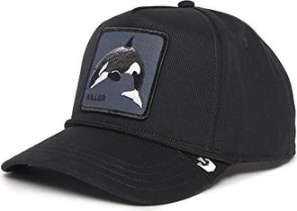 Goorin Brothers Killer Whale Twill Black Adjustable Trucker Cap