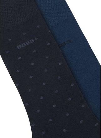 HUGO BOSS Lot de 2 paires de chaussettes mi-hautes