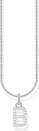 Thomas Sabo Halskette Buchstabe B 925 Sterling Silber mit Zirkonia KE2241-051-14