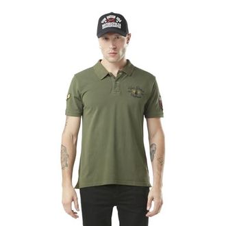 Von Dutch Polo Homme Coton, V&ecirc;tement Homme, Vert Taille S