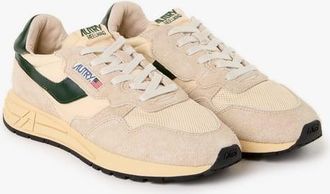 Autry Cranted Bi -material -Sneaker - Beige