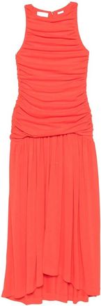 Bite Studios Femme, Robes, Orange, Taille: 40 FR Robe Rouge Sans Manches Col Rond
