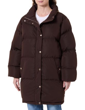 GANT Damen Active Cloud Coat Jacke, DEEP Brown, L