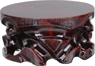 BESPORTBLE Holz Pr&auml;sentationssockel Holzhandwerksbasis Dekorativer Statuenst&auml;nder F&uuml;r Blument&ouml;pfe Teehalter Wohnzimmer Dekoration