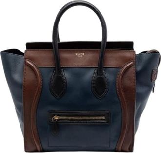 Celine Pre-owned Mini Luggage Tote Bag - - Pre-owned - Damen - Blau - ONE SIZE