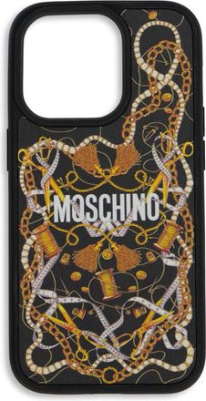 Moschino Coque pour smartphone - Femme - Accessoires - Multicolore - Taille: ONE Size