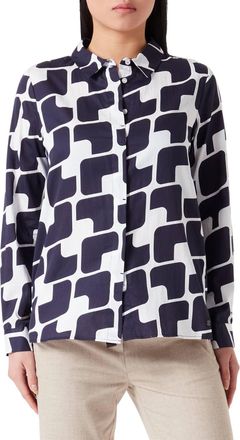 Bugatti Damen W1084-21384 Bluse, Marine-380, 38 EU