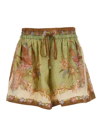 Zimmermann Indra Relaxed Short Trousers - Multicolor