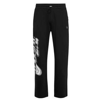 Philipp Plein Homme, Pantalons, Noir, Taille: XS Joggers Blur Signature